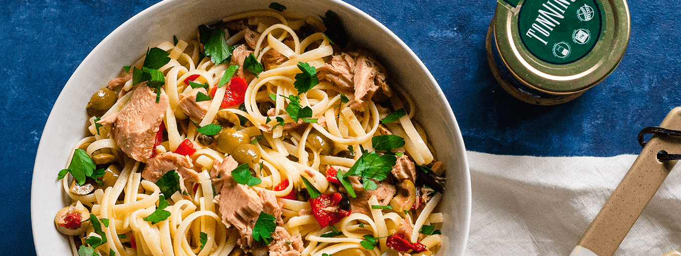 Pasta con atún y alcaparras - Tonnino | Tonnino